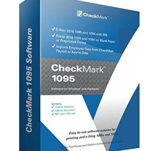 CheckMark 1095 E file Pro+ Software For MAC (2019 Tax Filing Season)