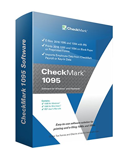 CheckMark 1095 E file Pro+ Software For MAC (2019 Tax Filing Season)