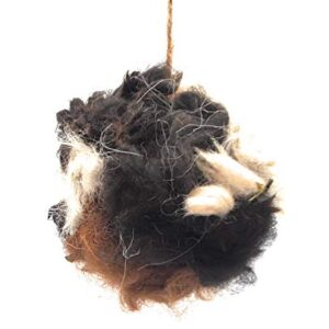 Alpaca Fiber Bird Nesting Ball with Refill Fiber - Comfort for your wildlife