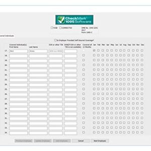 CheckMark 1095 E file Pro Software For MAC (2019 Tax Filing Season)