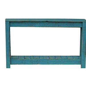 Turquoise 46 Inch Console