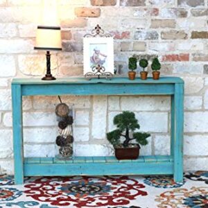 Turquoise 46 Inch Console