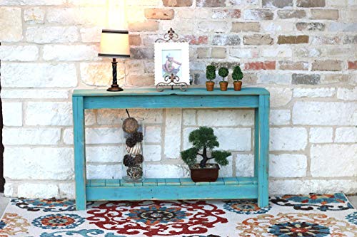 Turquoise 46 Inch Console