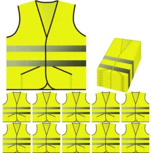 peerbasics pocket safety vest bulk pack reflective high visibility men women