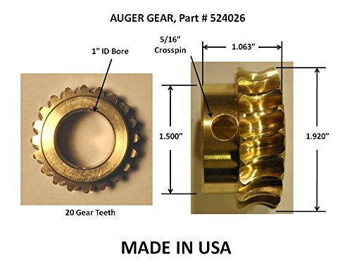 Ariens Compatible Worm Gear Bushing Pin Rebuild Kit 524026 Made in USA