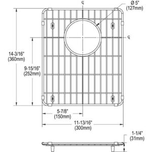 Elkay LKOBG1315SS Stainless Steel Bottom Grid