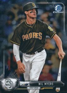 2017 bowman chrome #11 wil myers san diego padres baseball card