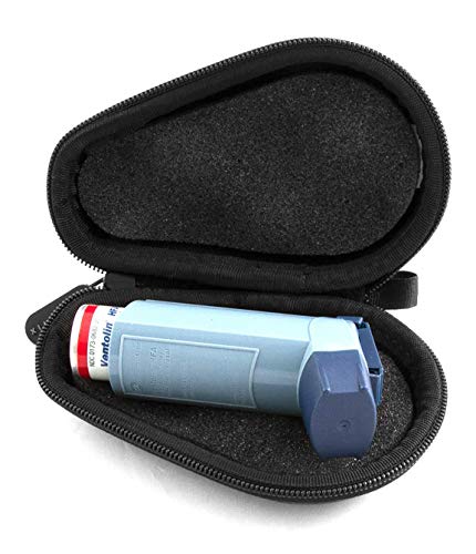 Casematix Asthma Inhaler Medicine Travel Case to Protect Portable Inhalers from Dust and Dirt , Does Not Include Inhaler