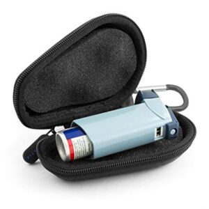 Casematix Asthma Inhaler Medicine Travel Case to Protect Portable Inhalers from Dust and Dirt , Does Not Include Inhaler