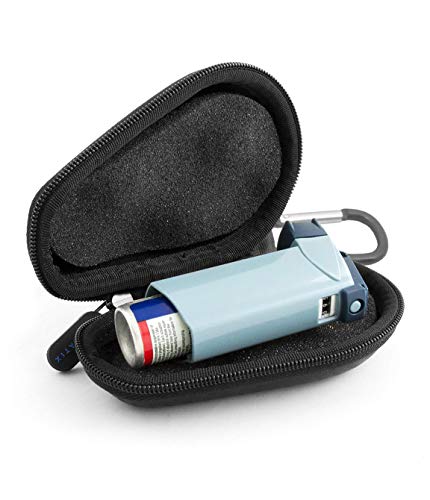 Casematix Asthma Inhaler Medicine Travel Case to Protect Portable Inhalers from Dust and Dirt , Does Not Include Inhaler