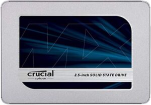 crucial mx500 250gb 3d nand sata 2.5 inch internal ssd, up to 560mb/s - ct250mx500ssd1(z)