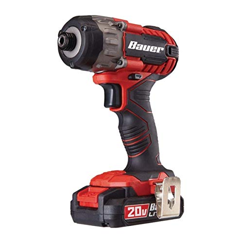 Bauer 1781C-B1 Hypermax Lithium, Hex Compact Impact Driver Kit, 20V