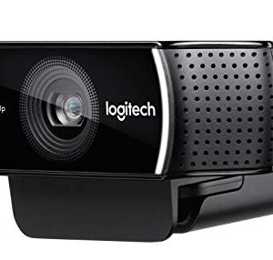 Logitech 1080p Pro Stream Webcam for HD Video Streaming and Recording at 1080p 30FPS