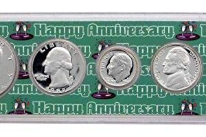 1982 - Anniversary Year Coins Set in Happy Anniversary Holder Collection Seller Uncirculated