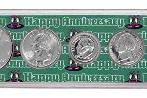 1995 - Anniversary Year Coins Set in Happy Anniversary Holder Collection Seller Uncirculated