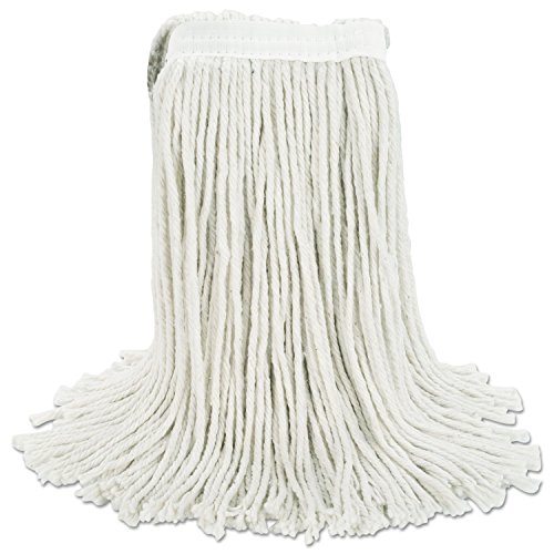 Boardwalk BWK2020CEA #20 Cut-End Cotton Wet Mop Head - White