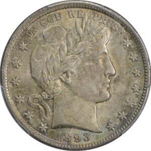 1893 Barber Silver Half Dollar MS64 PCGS