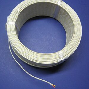 K-Type Thermocouple Wire AWG 24 Solid w. High Temperature Fiberglass Insulation