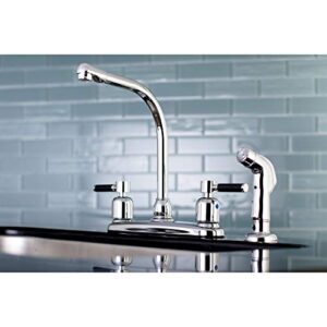 Kingston Brass FB751DKLSP Kaiser 8" Centerset Kitchen Faucet, Polished Chrome