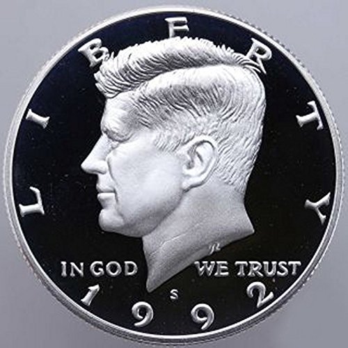 1992 S Gem Proof Kennedy Half Dollar US Coin 1/2 US Mint GEM Silver Proof