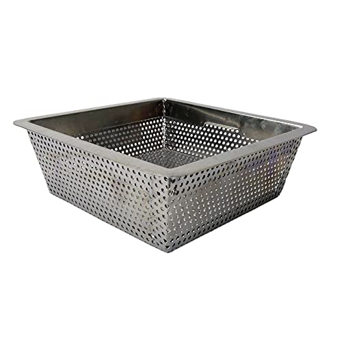 AmGood Commercial Floor Drain Strainer - 304 Stainless Steel 8.5" x 8.5" x 3"