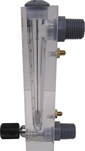 PRM Air Injection/Air Sparge Rotameter with Integrated Flow Valve, 1-15 CFM / 40-400 LPM