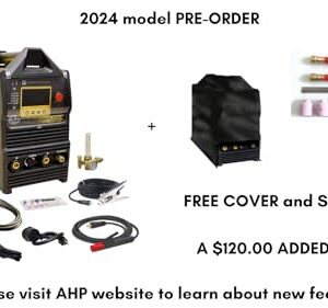 AHP AlphaTIG 203Xi 200 Amp IGBT AC DC Tig/Stick Welder with PULSE 110/220v 3 YEARS WARRANTY