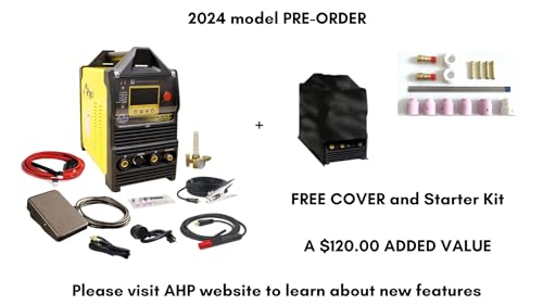 AHP AlphaTIG 203Xi 200 Amp IGBT AC DC Tig/Stick Welder with PULSE 110/220v 3 YEARS WARRANTY