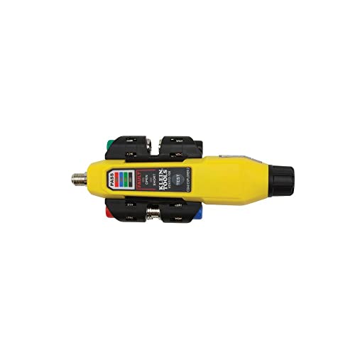 Klein Tools VDV512-101 Explorer 2 Coax Tester Kit, Includes Cable Tester / Wire Tracer / Coax Mapper with Remotes to Test up to 4 Locations