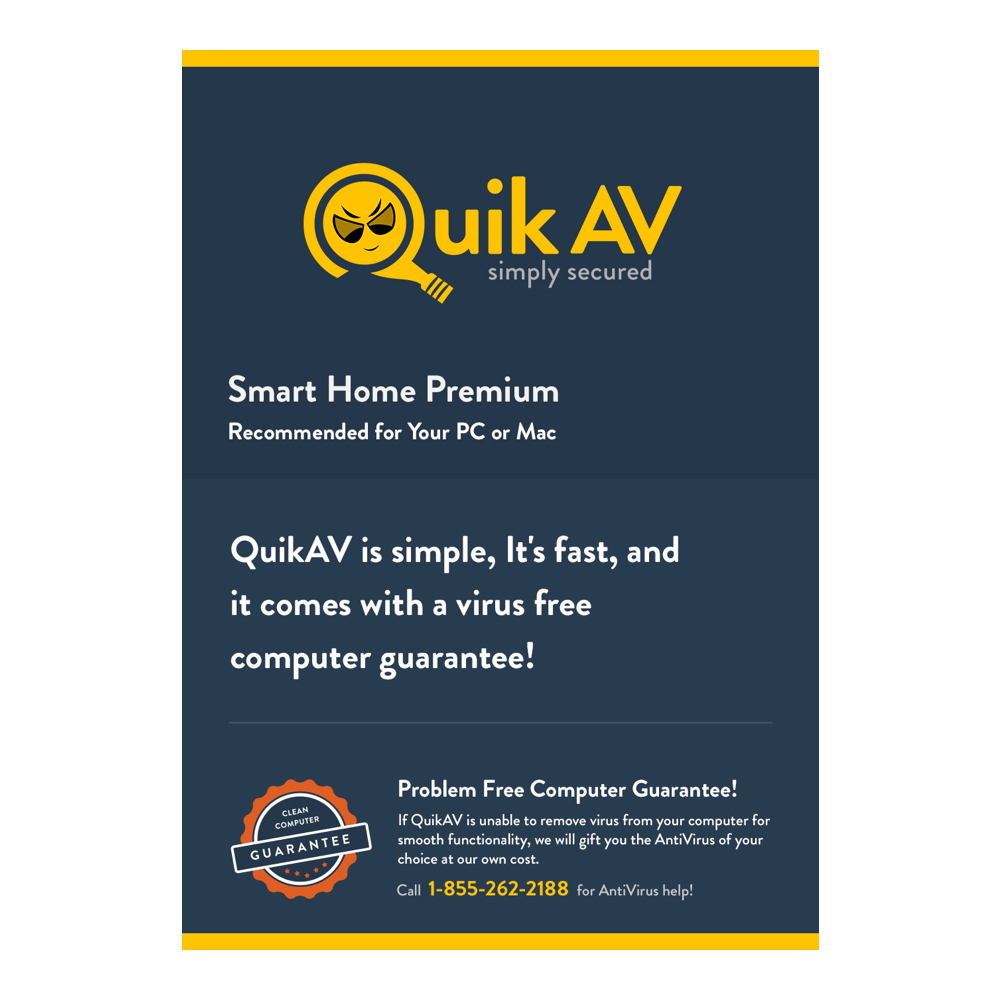 QuikAV Security Software PC Download for - 5 devices [Download]