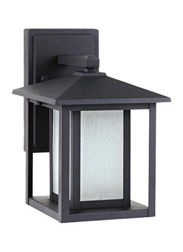 Generation Lighting 89029EN3-12 Hunnington One - Light Outdoor Wall Lantern Outside Fixture, Black