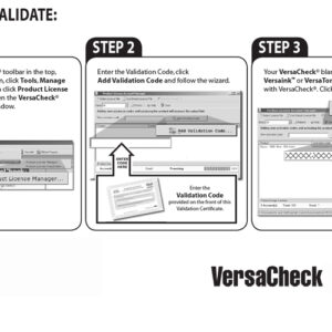 VersaCheck Annual 250 Print Validation Code [Online Code]