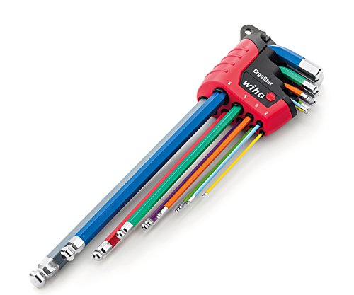 Wiha Color ErgoStar Metric Allen Key Set 9 Piece