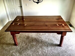 live edge walnut kitchen table