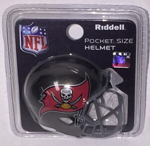 tampa bay bucs riddell speed pocket pro football helmet - new in package