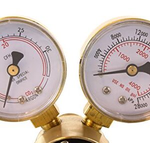 Industrial Argon Regulator/Flowmeter Gauges for MIG and TIG Welders - SÜA