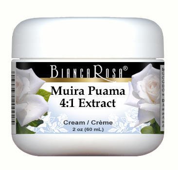 Bianca Rosa Extra Strength Muira Puama (Potency Wood) 4:1 Extract Cream (2 oz, ZIN: 514232) - 2 Pack