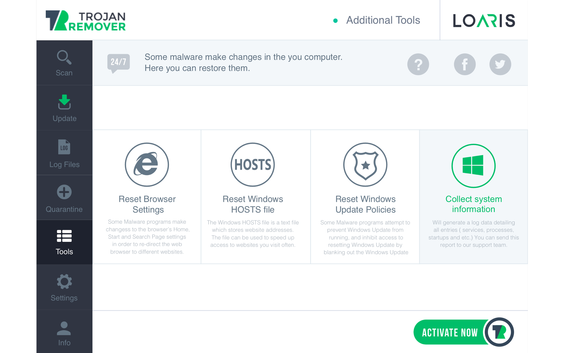 Loaris Trojan Remover for a Lifetime - Family [Online Code]