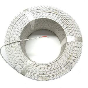 J-Type Thermocouple Wire AWG 24 Solid w. Braided Fiberglass Insulation - 10 Yard