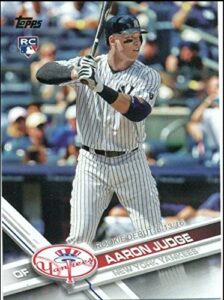 2017 topps update aaron judge rookie debut - new york yankees baseball rookie card - #us99