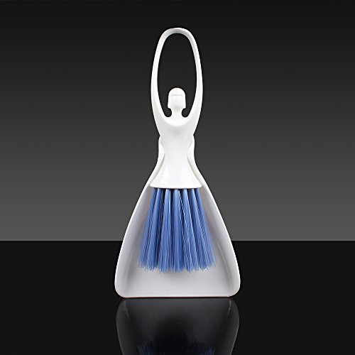 Jscarlife Mini Dustpan and Brush Deep Detail Cleaning Set, Deep Gap Cleaning Tool, Sweeping Up and Tidying Your Home, Desk, Countertop, Key Board, Cat, Dog and Other Pets, Dustpan