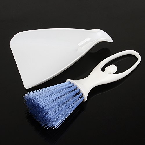 Jscarlife Mini Dustpan and Brush Deep Detail Cleaning Set, Deep Gap Cleaning Tool, Sweeping Up and Tidying Your Home, Desk, Countertop, Key Board, Cat, Dog and Other Pets, Dustpan