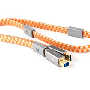 iFi Mercury3.0 Audiophile USB 3.0 A to B Cable for Computer/USB Audio and Data Transfer (0.5m, USB 3.0 B)