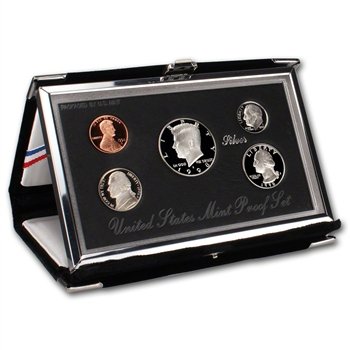 1998 S US Mint 5-Piece PREMIER SILVER PROOF SET Orig Box/COA - Seller DCAM