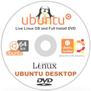 ubuntu 16.04 linux desktop - 32-bit 64-bit support - 2 disc dvd set - new release