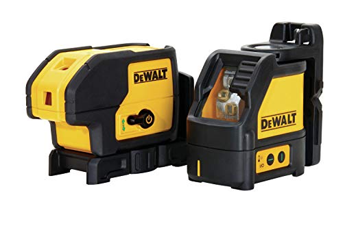 DEWALT Laser Level, 3 Spot + Cross Line, Green, 150-Foot Range (DW0883CG)