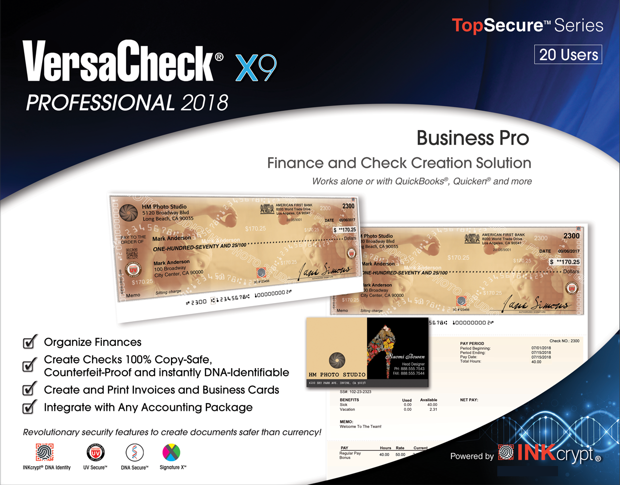 VersaCheck X9 Professional 2018 – 20 Users