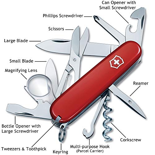 Personalized Red Explorer Swiss Army Knife by Victorinox