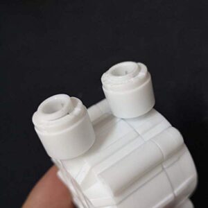 YZM Water Systems 1/4" Automatic Shut Off Valve with Quick Connect white plastic fittings, for RO Reverse Osmosis、Water Filters/Undersink Water Filtration Filters.