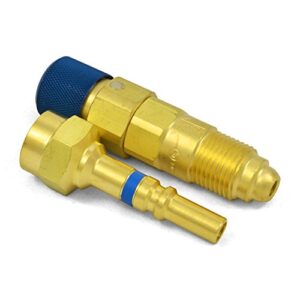 qdb33 argon inert gas regulator to hose quick connect/connector disconnect set, western enterprise